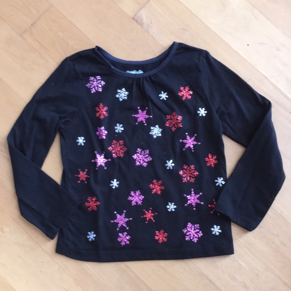 Garanimals | Shirts & Tops | Girls Christmas Holiday Top Black ...